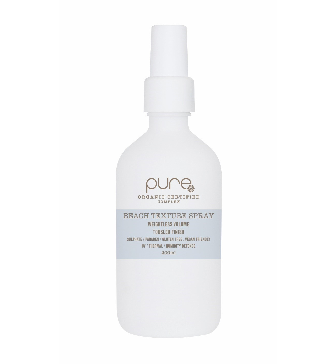 Pure Organic Beach Texture Spray 200ml - Hair & Beauty products New Zealand