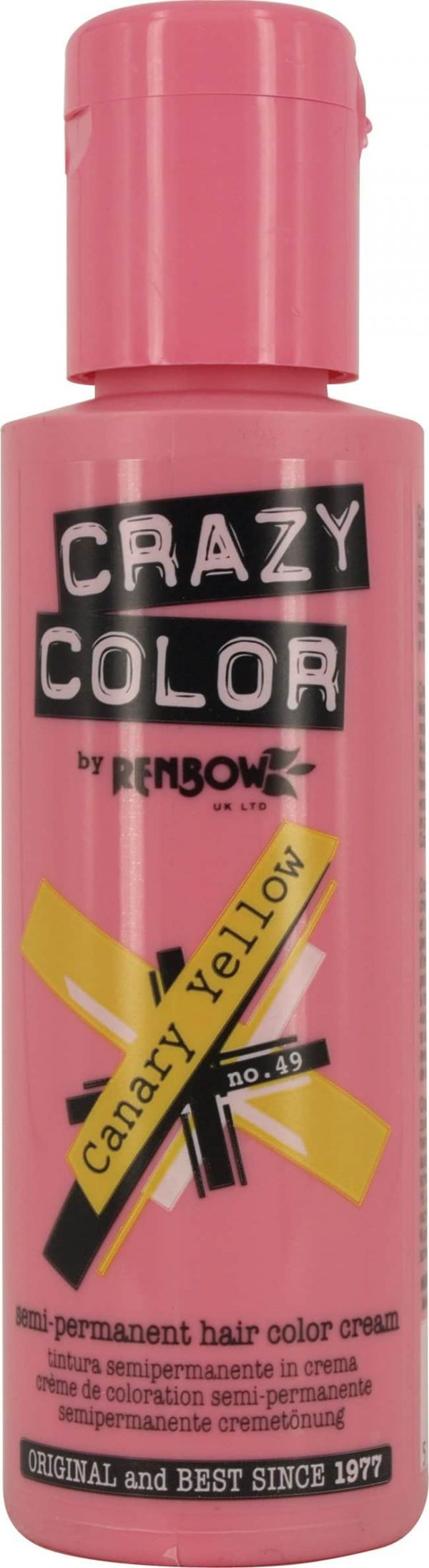Crazy Color Canary Yellow 100ml - Hair & Beauty products New Zealand