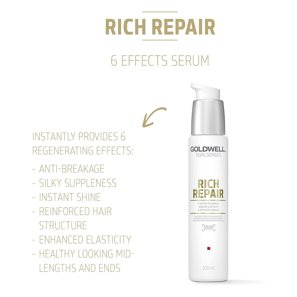 Goldwell Rich Repair 6 Effects Serum 100ml - Hair & Beauty products New ...